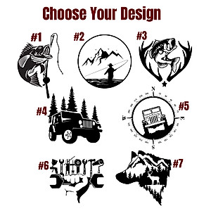 Customized Water Bottles with Flip-Top Lid and Straw, Personalized Stainless Steel Sports Fishing Double Wall Thermos, Custom Your Name and Text Engraved 32 OZ (Red)