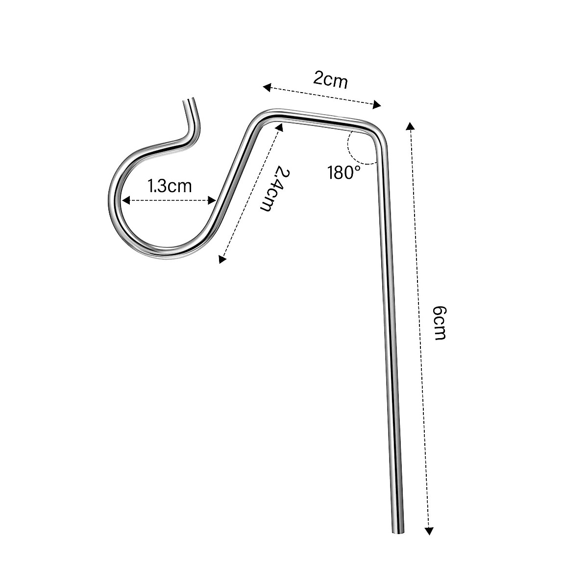 Hotop 80 Pieces Christmas Light Hanger for Gutters Gutter Hooks Metal Outdoor Xmas Hanging Kitchen Bathroom Work Shop Garden Silver