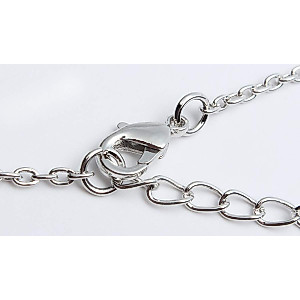 CCBFY Silver Horse Gifts Necklace Stainless Steel Necklace Horse Jewelry for Women Men Gift 18"+2" (Silver)