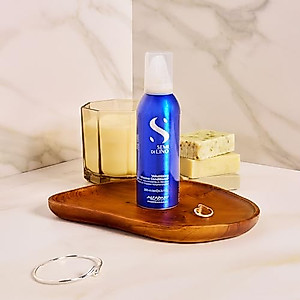 Alfaparf Milano Semi Di Lino Volume Mousse Conditioner for Fine Hair - Anti Frizz Hair Conditioner to Add Volume & Body - Hair Thickening Foam - Sulfate Free & Professional Salon Quality (6.76 Fl Oz)