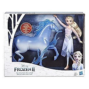 Disney Frozen 2 Elsa Doll and Nokk Figure, Toy for Kids 3 and Up