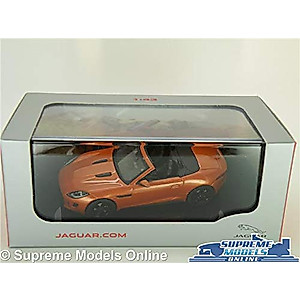 Jaguar F-Type V8-S CAR Model FIRESAND Orange F Type 1:43 IXO Dealer Special T3
