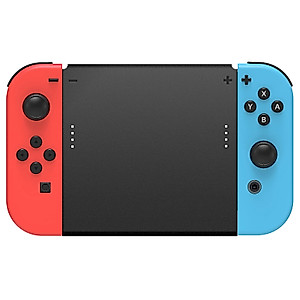 Fyoung 5 in 1 Hand Grip Connector Pack Compatible with Switch and Switch OLED for Joy Con with Wrist Strap, Game Handle Connector for Joy Cons