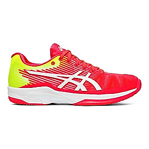 ASICS Women's Solution Speed FF Clay Tennis Shoes, Laser Pink/White, 8 M US