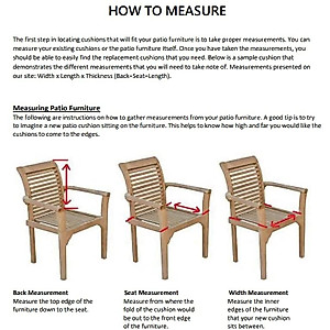 Naturesroom Sunbrella Patio Cushions -Wicker Settee - 43.5" W x 19.5" L x 3" T, Outdoor Bench Cushion with Comfort, Style & Durability Designed for Outdoor Living - Made in The USA