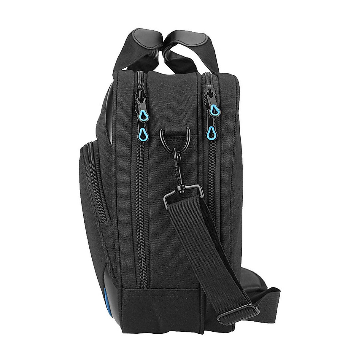 KROSER Laptop Bag 15.6 Inch Laptop Briefcase Laptop Messenger Bag Water Repellent Computer Case Laptop Shoulder Bag Durable Tablet Sleeve with RFID Pockets for Business/College/Women/Men-Black/Blue