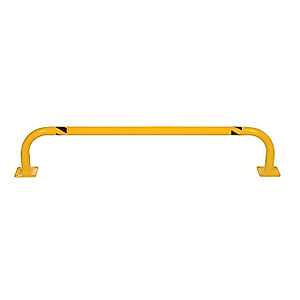 Vestil LPRO-48-9-2 Low Profile Rack Guard, Steel, 1-5/8" OD, 48" Length, 9" Height