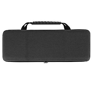GEEKRIA Full Size Keyboard Case, Hard Shell Travel Carrying Bag for 108 Key Computer Mechanical Gaming Keyboard Compatible with Razer BlackWidow V3 Mechanical Gaming, Ornata Chroma Gaming