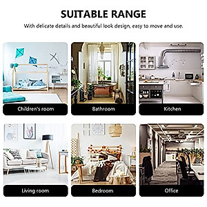 NUOBESTY Laundry Baskets Small Woven Basket Trash can Wastebasket Square Garbage Container bin for bathrooms Kitchen Home Offices Craft Laundry Utility Rooms garages Natural Waste Paper Basket