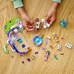 LEGO Friends Doggy Day Care 41691 Building Kit; Birthday Gift for Kids, Comes with 2 Mini-Dolls and 2 Toy Dog Figures, New 2021 (221 Pieces)