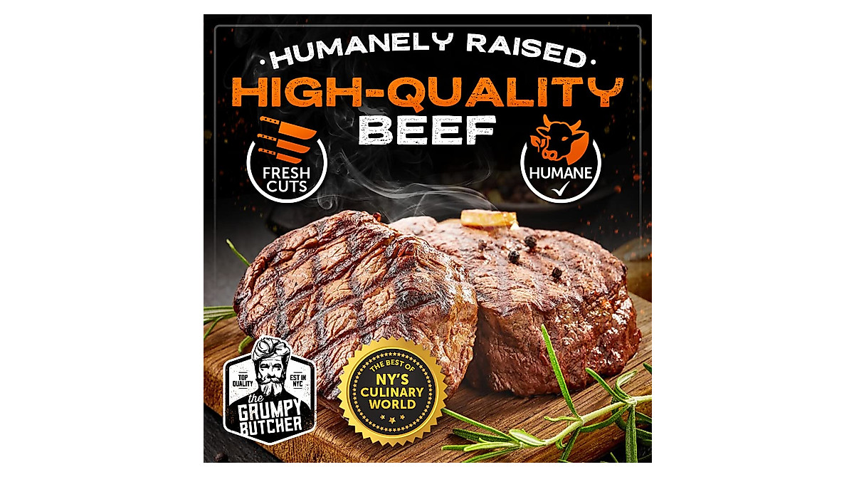 Prime Ribeye Steaks - Tender 4 Pack | Grumpy Butcher