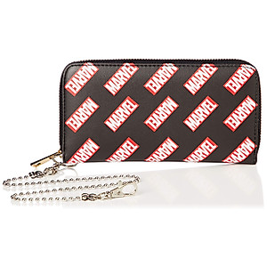 Marvel MV-WLT37 Long Wallet, Black