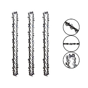 Morocca 3 Pack 8" Replacement Chainsaw Saw Chain for DeWalt DCPS620 DCPS620B DCPS620M1 20V MAX XR Li-Ion Pole Saw Pole Saw 34DL 043…