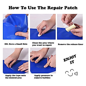 WateBom Snow Tube, Bulldog Design, 48 Inches Inflatable Snow Sled for Kids or Adults, Heavy Duty Snow Toys with Two Handles and Comfortable Backrest