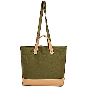 Like Dreams Canvas Everyday Gracious Top Handle Women's Lightweight Fashion Inspiration Tote Bag (Olive)