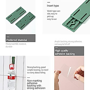 8 Pcs Adhesive Punch-Free Socket Holder，Self-Adhesive Desktop Socket Fixer, Cable Management Punch Free Surge Protector, Desktop Mobile Plug-in Socket Fixer Bracket Stand