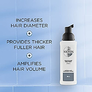 Nioxin System Scalp & Hair Treatment, Natural Hair with Progressed Thinning, 3.38 fl oz