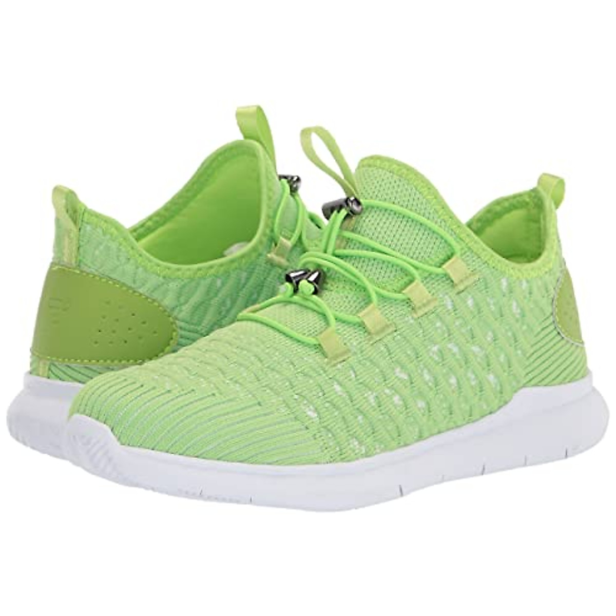 Propét Women's TravelBound Sneaker, Green Apple, 10 Narrow