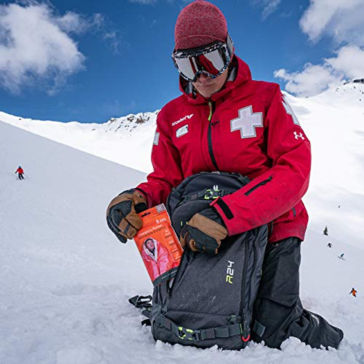 S.O.L. Survive Outdoors Longer Emergency Blanket, Model Number: BMC0140-1222