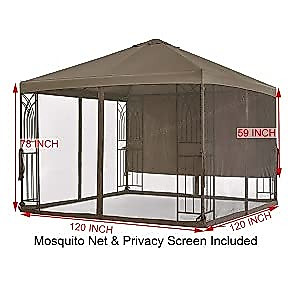 APEX GARDEN 10' x 10' Symphony III Gazebo