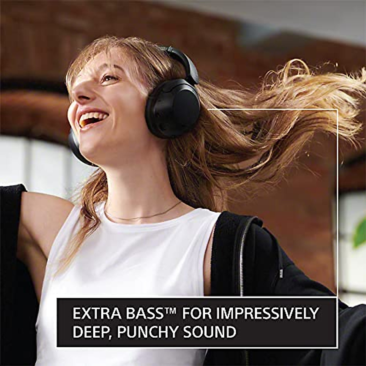 Sony WH-XB910N Extra BASS Noise Cancelling Bluetooth Headphones (Renewed)