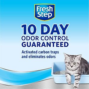Fresh Step Extreme Mountain Spring Scented Clumping Cat Litter with The Power of Febreze, 42 lbs.