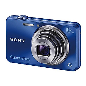 Sony Cyber-shot DSC-WX150 18.2 MP Exmor R CMOS Digital Camera with 10x Optical Zoom and 3.0-inch LCD (Blue) (2012 Model)