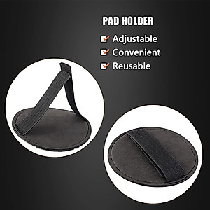 Clay Bar Pad, 5 Inch Mid Grade,1Pc Handle Grip Pad and 1 Pc Clay Bar Applicator, Synthetic Clay Bar Pad for DA Polisher and Rotary Polisher for Car Detailing, Clay Bars Auto Detailing -CHMLP5MA