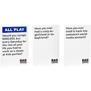 BAD CHOICES Party Game + After Dark Edition Set - Hilarious Adult Card Game for Friends, Fun Parties and Board Games Night with Your Group