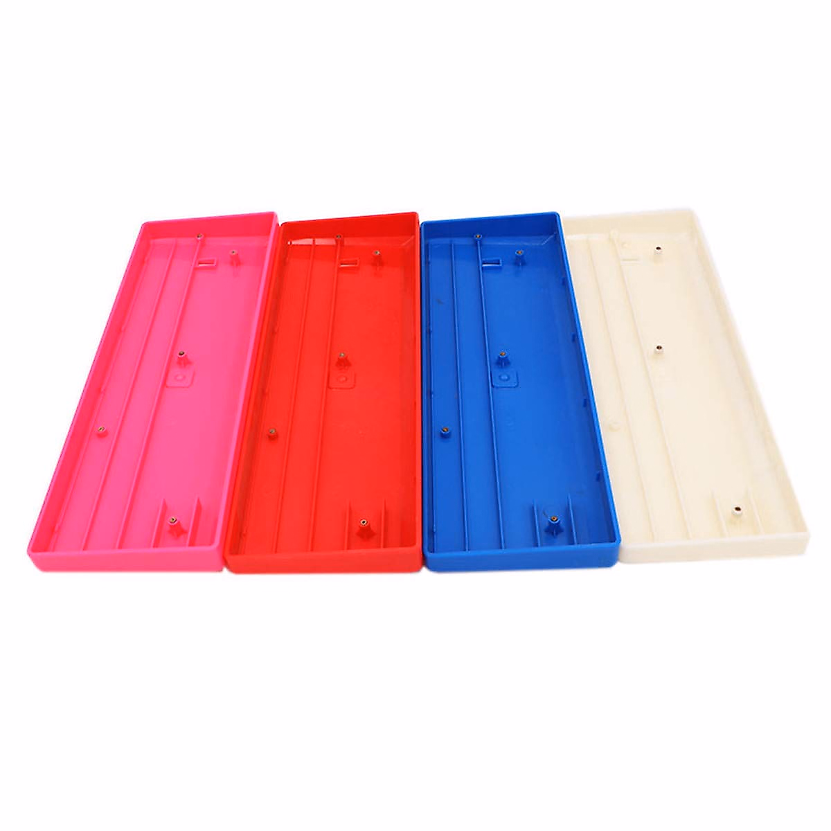 TS Keycap 60% GH60 Keyboard Plastic Shell Case for 60% Mechanical Gaming Keyboard Compatible GH60 POKER2 FACEU POK3R 60 GK61 GK64 GK66 (White)