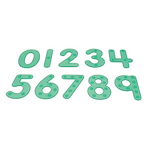 TickiT SiliShapes Dot Numbers - Set of 10 - Transparent Silicone Numbers with Corresponding Dots to Count - Teach Numbers, Counting and Subitizing