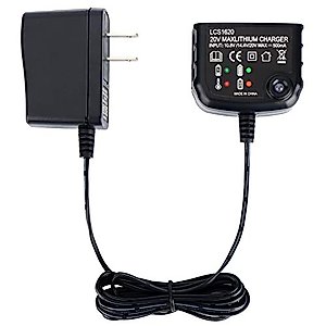 LCS1620 20V Lithium Battery Charger for Black & Decker 16V Lithium Battery LBXR20 LBXR20-OPE LB20 LBX20 LBX4020 LB2X4020 LBXR2020-OPE BL1514 LBXR16