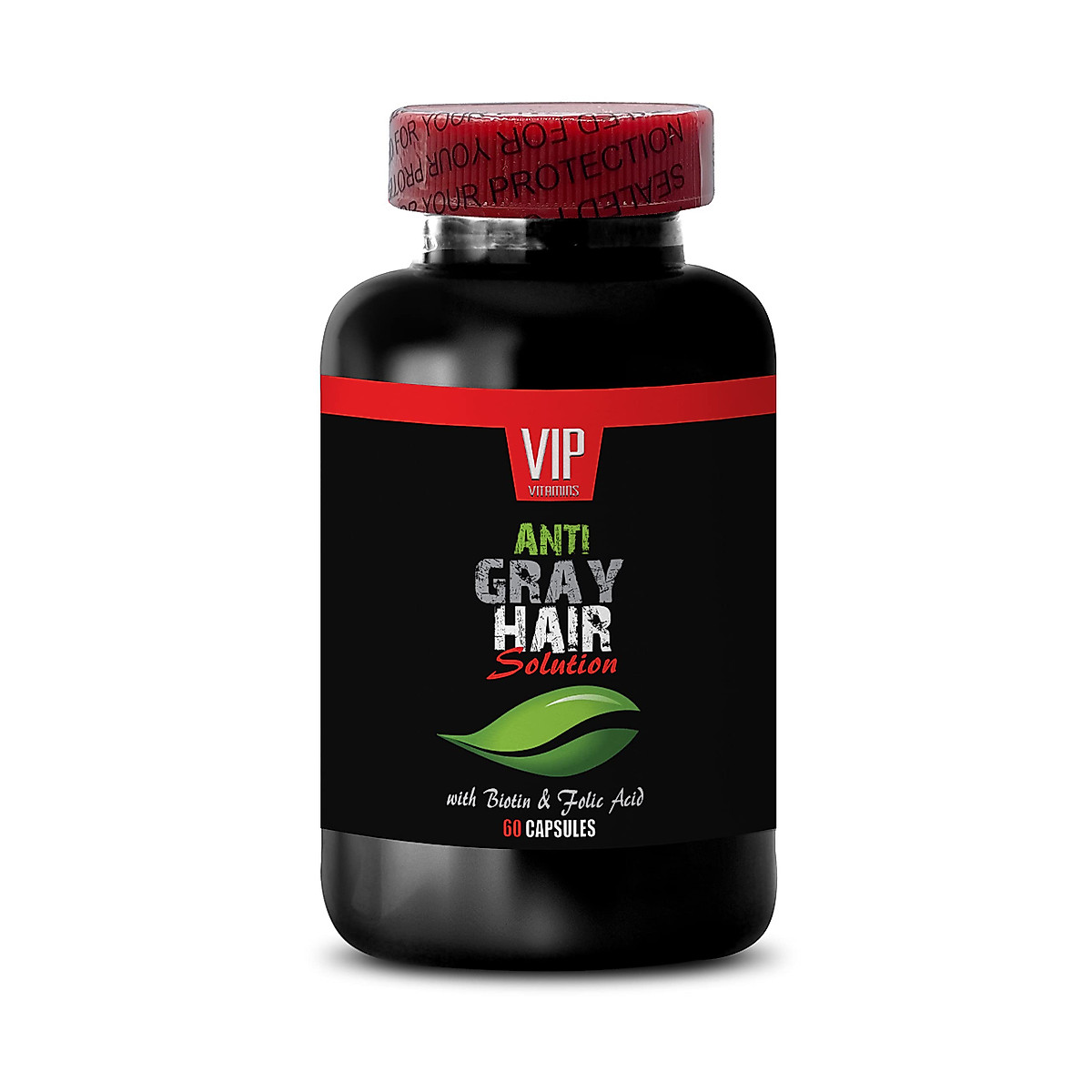 Best Naturals Anti Gray Hair - Anti Gray Hair for Men and Women - GET Your Style Back - Stops Grey Hair Change - catalase for Gray Hair - Anti Gray Hair Supplement - Hair Support Vitamins 1Bot 60Caps