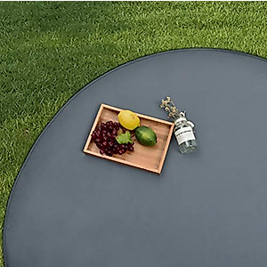 Splat Mat for Under High Chair/Arts/Crafts, WOMUMON Baby Washable Spill Mat Waterproof Anti-Slip Floor Protector Splash Mat, Messy Mat and Table Cloth