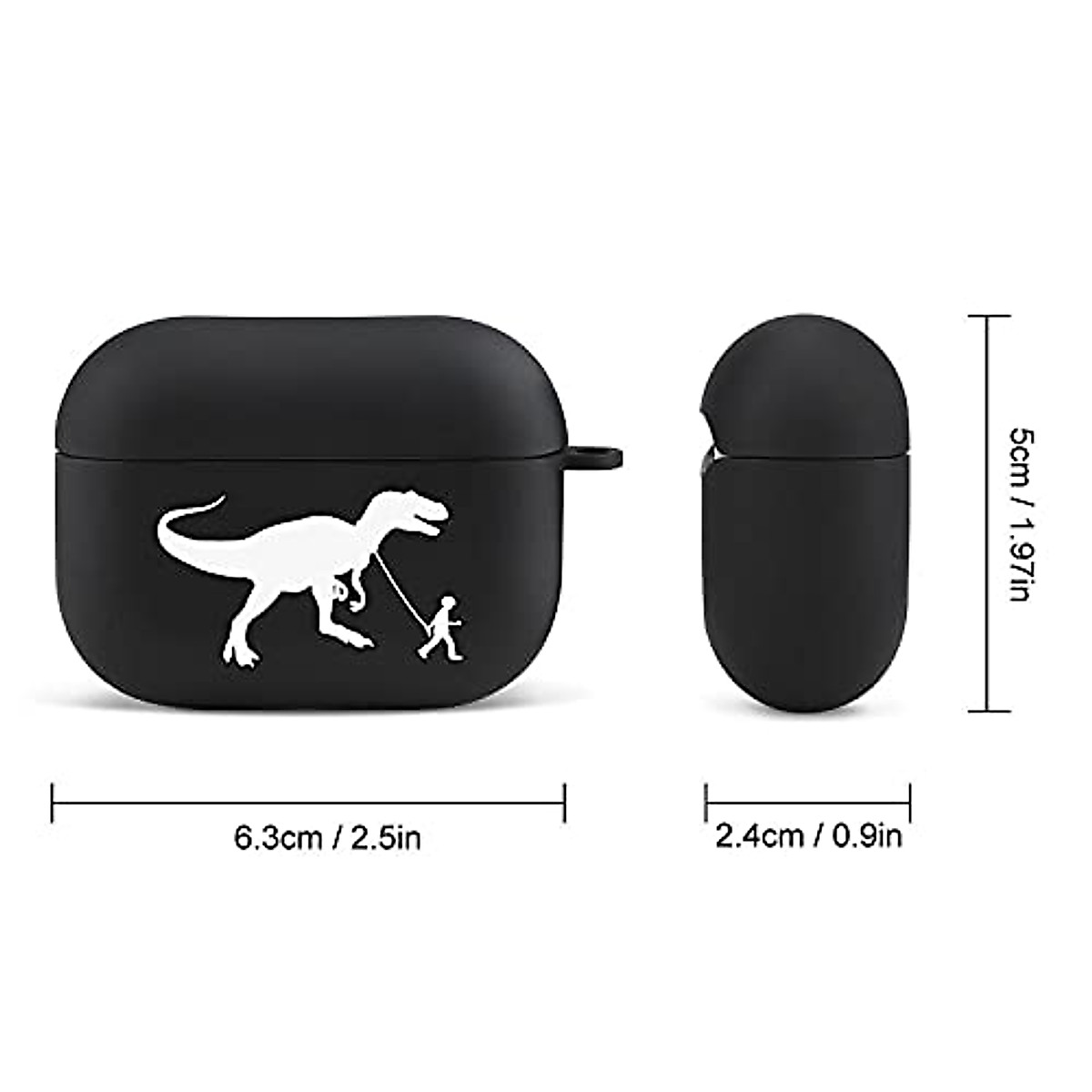T-Rex Pet Dinosaur Case for Apple AirPods Pro Headset Cover Headphone Protective Shockproof Cover Cases