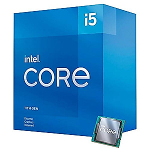 Intel® Core™ i5-11400F Desktop Processor 6 Cores up to 4.4 GHz LGA1200 (Intel® 500 Series & Select 400 Series Chipset) 65W