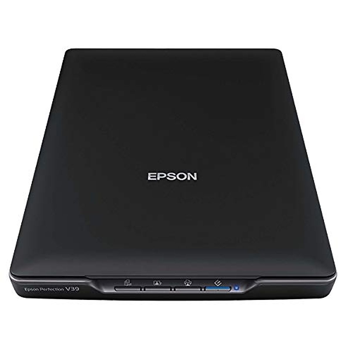 Epson Perfection V39 Color Photo & Document Scanner with Scan-To-Cloud & 4800 Optical Resolution, Black