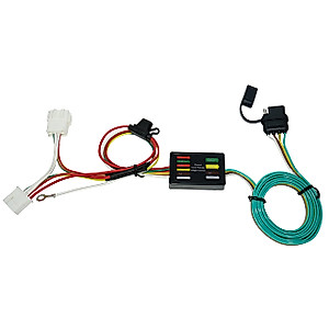 Oyviny Vehicle-Side Custom 4 Way Trailer Wiring Harness 56158 for Honda CR-V 2012-2016, Plug and Play Trailer Hitch Wiring for CRV