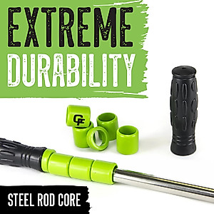 Gradient Fitness Muscle Roller Stick with Free Exercise eGuide,Body Massage Stick Tools,Muscle Roller Massager for Relief Muscle Soreness,Cramping and Tightness,Help Legs and Back Recovery,Green/Black