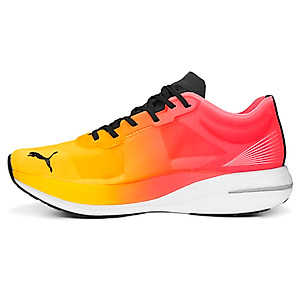 Puma Womens Deviate Nitro Elite Fireglow Running Sneakers Shoes - Orange - Size 8.5 M