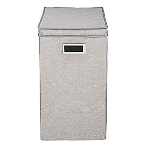 GreenWay GFL6000GR Collapsible Double Sorter, Grey Linen Laundry Hamper