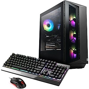MSI Aegis RS Gaming Desktop, Intel Core i7-11900KF, GeForce RTX 3090, 32GB Memory, 2TB SSD + 3TB HDD, WiFi 6E, Liquid Cooling, USB Type-C, VR-Ready, Windows 10 Home Adv. (11TJ-228US)
