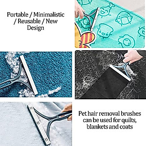 Pet Hair Remover for Couch, Lint Cleaner Pro, Special Dog Hair Remover and Carpet Rake, Reusable Cat Hair Remover & Fur Remover for Furniture, Pet Towers, Rugs and Clothes (3PCS)