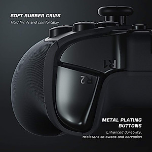 GameSir G4pro Wireless Controller for PC/Android/iOS/Switch Nintendo, PC Cpntroller with ManMagnetic ABXY, Six-Axis Gyroscope, Dual Asymmetric Motor Compatible with Apple Arcade and MFi Games