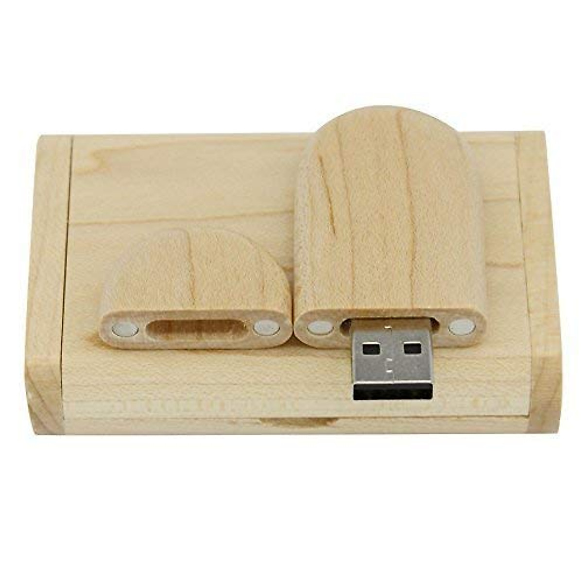 10PCS Maple Wood 2.0/3.0 USB Flash Drive with Wooden Box (3.0/16GB)