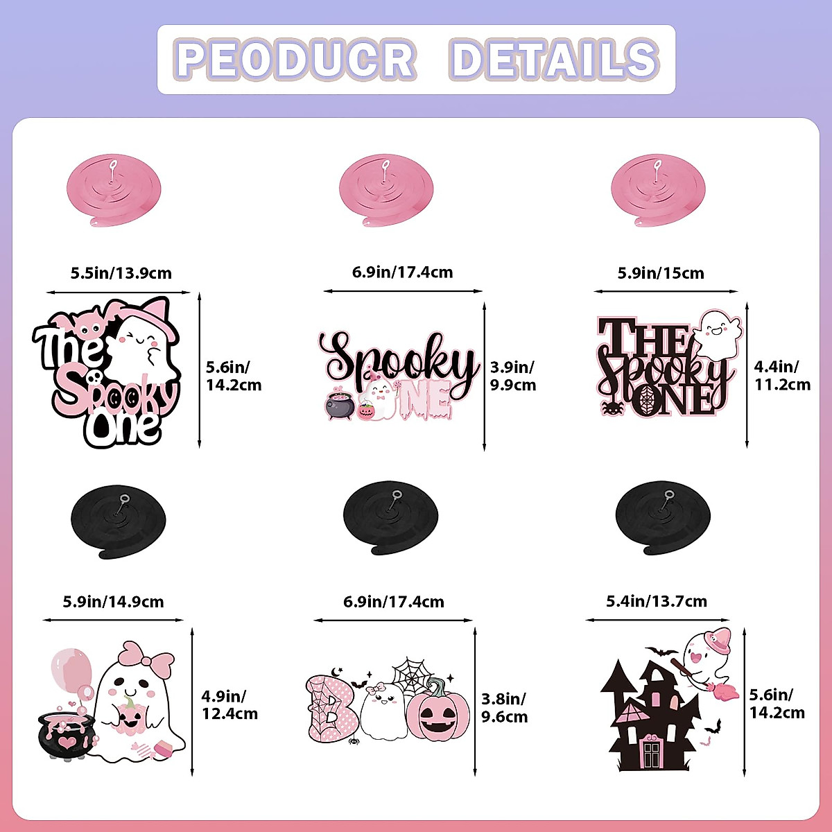 The Spooky One Banner Halloween Birthday Party Decorations Halloween Birthday Banner for Halloween 1st Birthday Party Decorations Spooky One Birthday Decorations