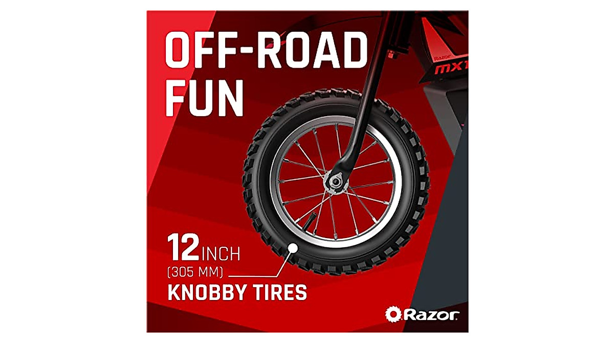 Razor MX125 Electric Dirt Bike for Kids 7+
