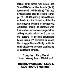 Seachem Pristine Natural Waste Management - Organic Sludge and Detritus Eliminator 100ml/3.4oz