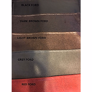 luvfabrics Furniture Protector, Recliner, Head Rest, Sofa, Love seat, Leather Protector, Computer Chair, Couch, Ford Faux Leather Vinyl, with Suede Backing (Dark Brown, 24X30 INCHES)