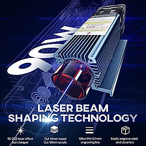 SCULPFUN S9 Laser Engraver with 400x400x22mm Honeycomb Laser Bed, 90W Effect High Precision CNC Laser Engraving Machine, Honeycomb Laser Bed for CO2 or Diode Laser Engraver and Cutting Machine